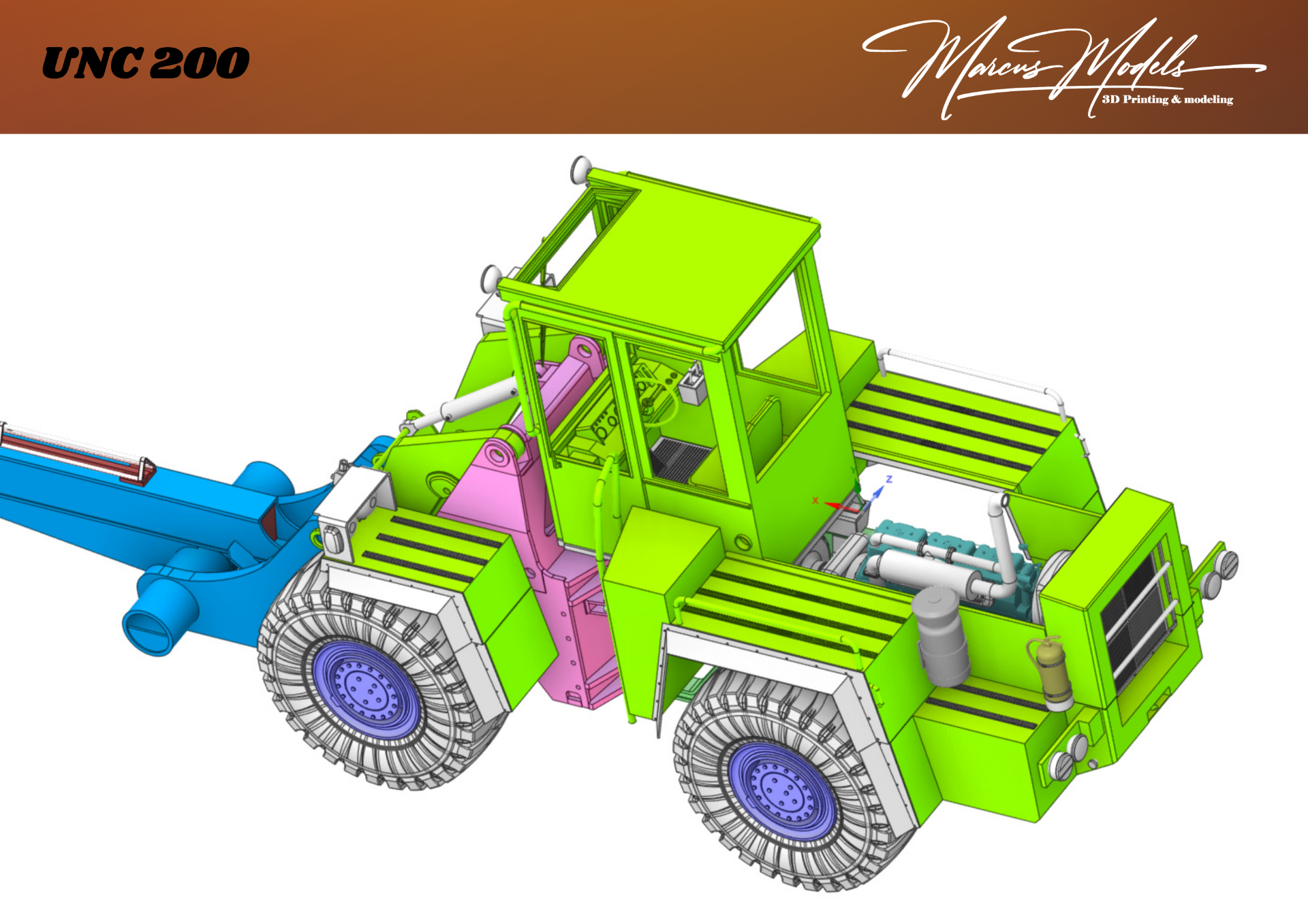 UNC 200 - Agro verze :: Marcus-models